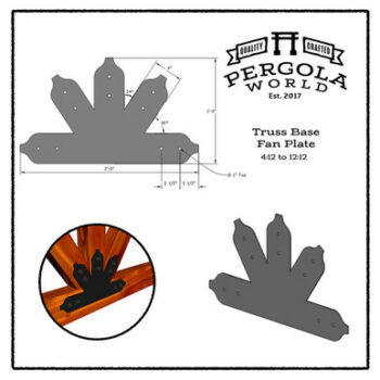 Truss Base Fan Plate – Pergola World